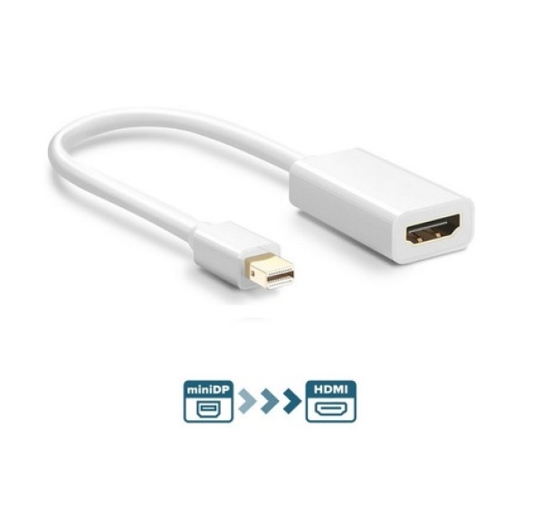 adaptador mini display port a hdmi 15cm