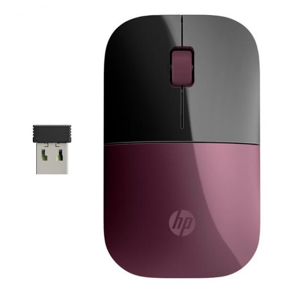 mouse wireless hp z3700 morado negro
